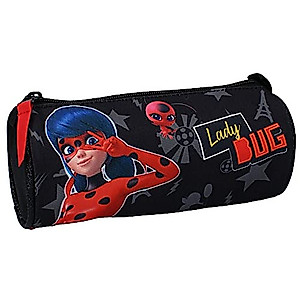 Miraculous Super Heroez Children's Pencil Case for Kindergarten, Nursery - 9 x 20 x 9 cm - Girls