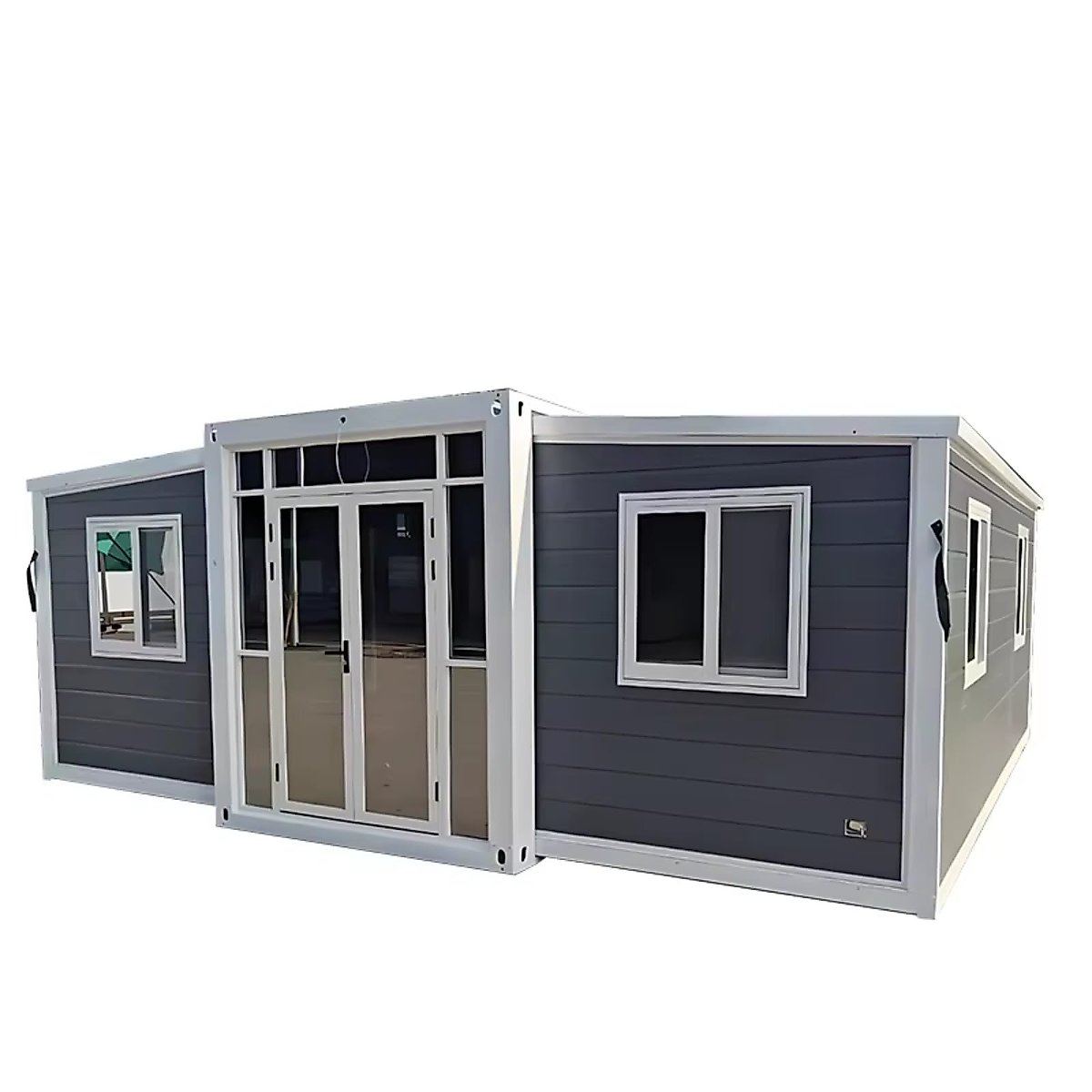 Folding Expandable Container House with 3 Bedrooms–Modular Design for Easy Setup and Transportation, Ideal for Temporary Housing and Recreational Use