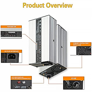 WFLNHB 36 Volt 5 Amp Battery Charger Replacement for EZGO TXT Medalist Golf Cart D Style Plug