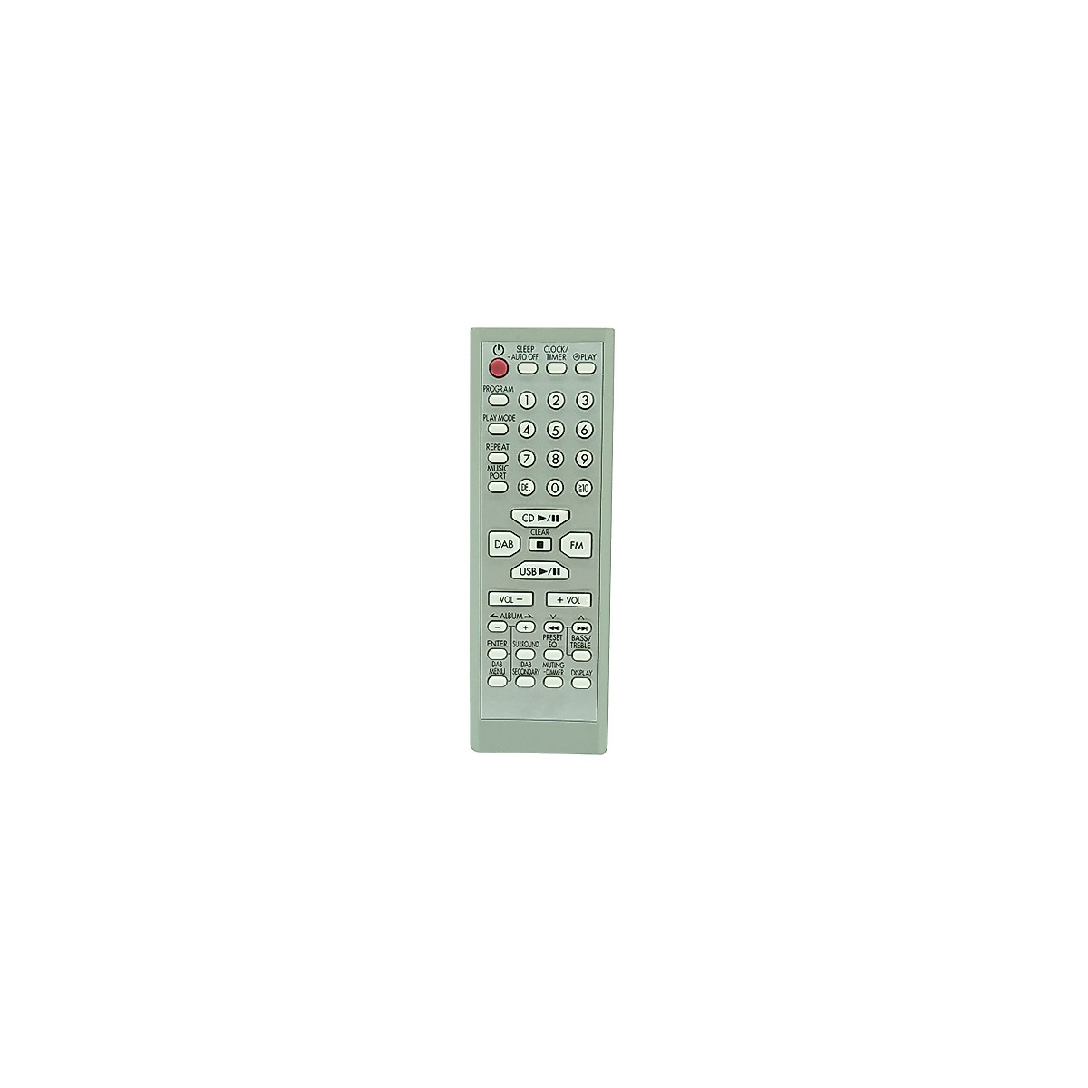 HCDZ Replacement Remote Control for Panasonic N2QAYB000003 N2QAYB000004 N2QAYB000005 SA-PM23 SC-PM23 SC-PM23P SA-PM33EE SA-PM33 SA-PM33DB SA-PM32DB Micro CD Stereo Audio System