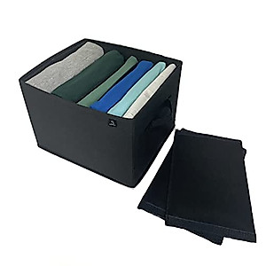 SIMPLE SUNDAY Adjustable Clothes Organizer for Folded Clothes | Pants and Jeans Organizer for Closet | Drawer Organizer for Clothing | Wardrobe Organizer |