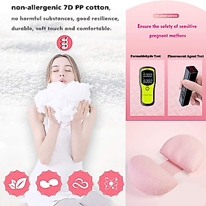 Luzly Pregnancy Pillow Side Sleeper Adjustable Maternity Pillows for Sleeping Snoogle Body Pillow Wedge for Back Pregnancy Gifts for First Time Moms