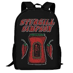CASOWAT Sturgill Singer Simpson Backpack Laptop Backpacks Outdoor Travel Bags Double Shoulder Bag For Men Women