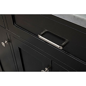 Alya Bath HE-101-48-E-CWMT Norwalk Single Bathroom Vanity with Carrera Marble Top and No Mirror, 48", Espresso