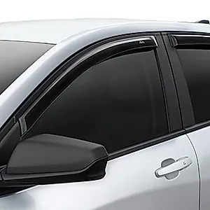 Auto Ventshade [AVS] Ventvisor / Rain Guards | Smoke Color, 4 pc | 94224 | Fits 1991 - 1999 Ford Escort Wagon/Mercury Tracer Wagon