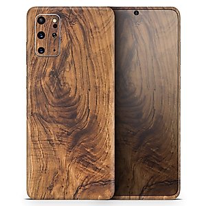 Design Skinz Raw Wood Planks V7 | Protective Vinyl Decal Wrap Skin Cover Compatible with The Samsung Galaxy S20 Plus (Full-Body, Screen Trim & Back Glass Skin)