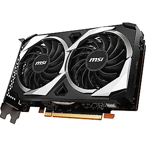 MSI Gaming AMD Radeon RX 6500 XT 64-bit 4GB GDDR6 DP/HDMI PCIe 4 Torx Twin Fans FreeSync DirectX 12 VR Ready OC Graphics Card (RX 6500 XT MECH 2X 4G OC)