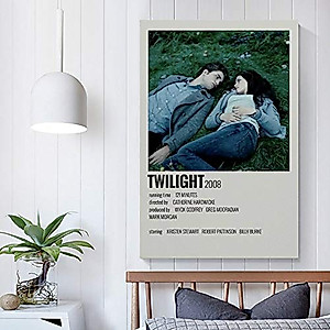 YELIU The 90s Posters for Room Aesthetic,Twilight Movie Poster, Canvas and Wall Art Picture Print Modern Family Bedroom Decor Posters 12x18inch(30x45cm)