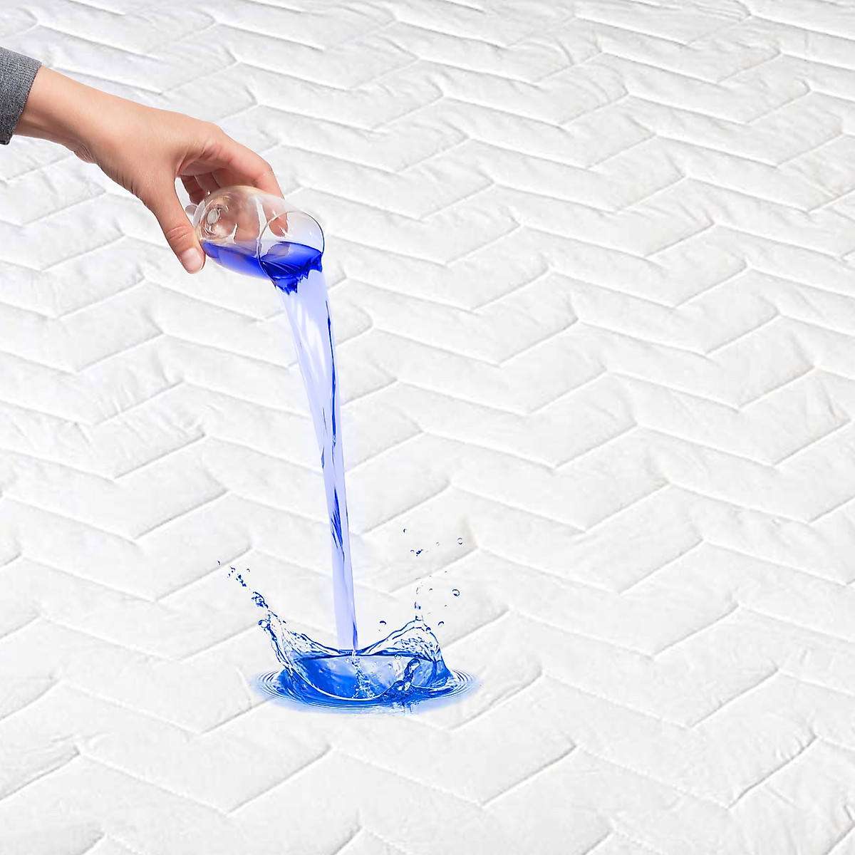 Waterguard Waterproof Cot Size Mattress Protector. Hypoallegenic Cot Pad Replacement for Rollaway Bed Mattresses, Daybeds, and Camping Cots. Made from 100% Cotton Top for Softness and Comfort.