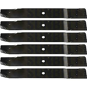 (6 Pack) Premium Medium Lift Replacement XHT Lawn Mower Blade Fits Toro/Wheel Horse 696920 | 20" x 2.5" / 0.625" Hole