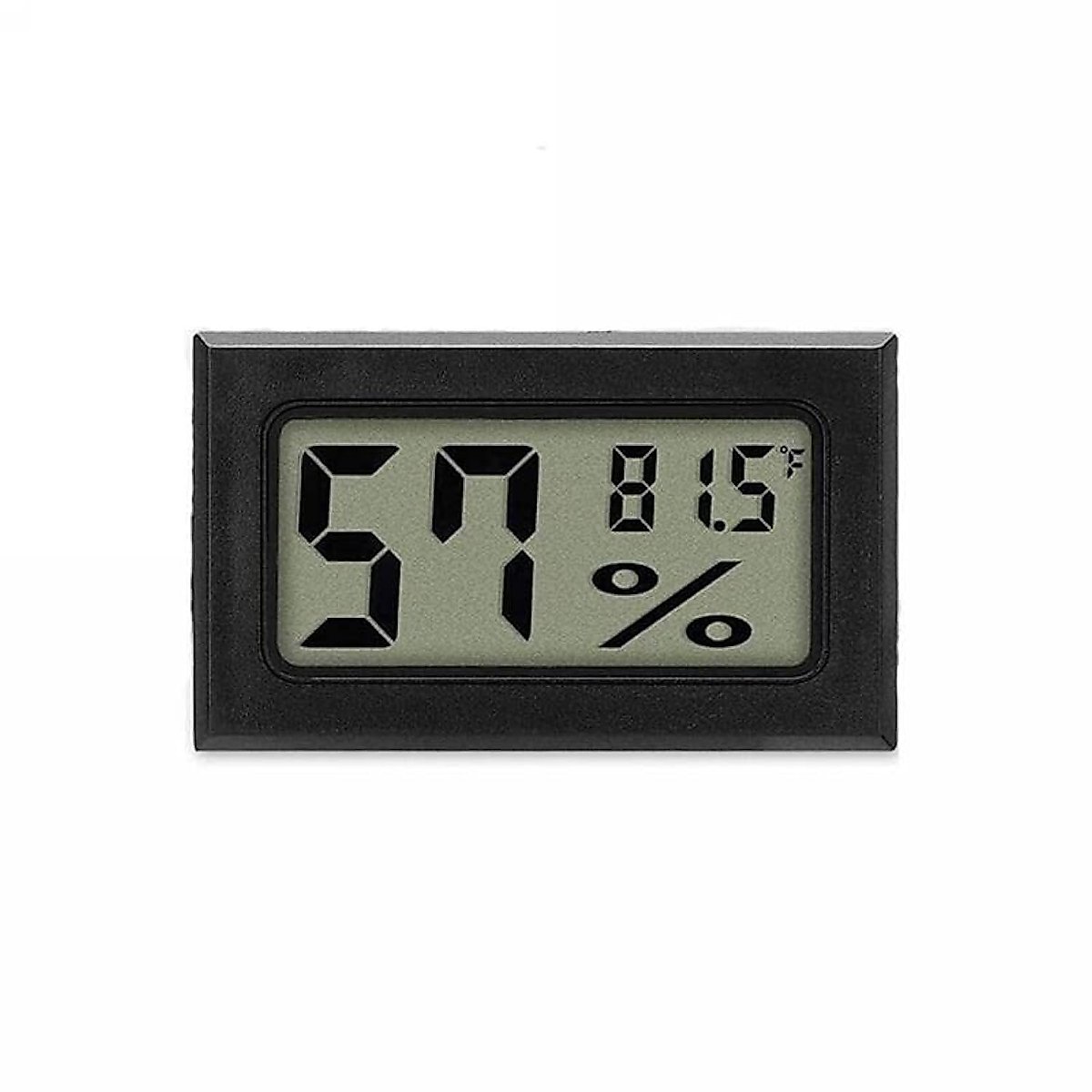 Mini Digital Thermometer and Humidity Meter, Hygrometer Without Probe, Hydrometer: Digital Temperature and Humidity Monitor for Reptile Incubator, Brooders, Garden, Greenhouse, Fridge, Experiment use