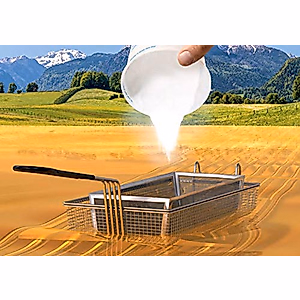 Magnesol Fryer Filter Powder by Dallas Group, Deep Fryer FryPowder, Save Fryer Oil, Extend Oil Life, Fry Oil Filtration, (1x40lb)