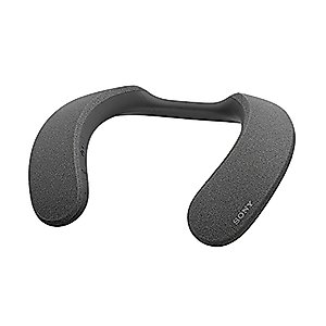 Sony SRS-NS7 Neckband Bluetooth Speaker with personalized home theater audio, Built-in mic, 12 Hours of Battery Life, IPX4 Splash-Resistant, and included wireless TV adaptor WLA-NS7.