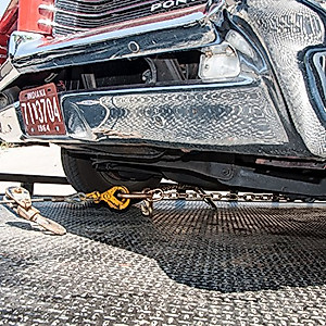 Johnstown Towing Chain Bridle with 15 Inch and 4 Inch J Hooks and Alloy T Hooks - Grade 70 Chain - 47 Inches Long - 4,700 Pound Safe Working Load