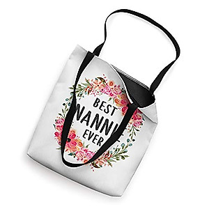 Best Nannie Ever Tote Bags Family Mom Grandma Gift for Women Tote Bag