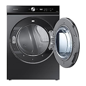Samsung DVE53BB8700VA3 Bespoke 7.6 cu. ft. Ultra Capacity Super Speed Dry and AI Smart Dial Electric Dryer, Brushed Black