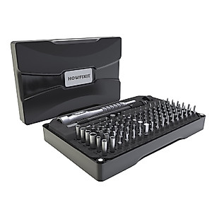 HowFixit PRO MAX 106-in-1 Screwdriver Set for Repair Electronics Disassembly Laptop, Game Console, Smartphone, iPhone, Macbook, PC, Camera, Watch etc