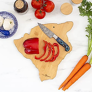 Totally Bamboo Destination Hawaii Serving and Cutting Board, Includes Hang Tie for Wall Display