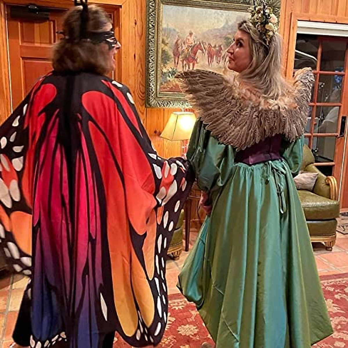 Nature Brown Turkey and goose Feather, Angel Wings Costume, Party, Photography Fun Dress Up Angel Wing (Nature -002)