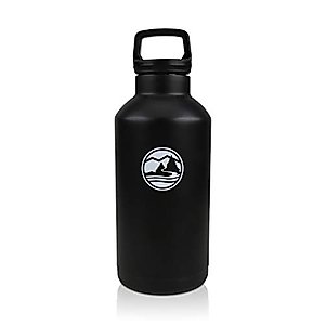 Tahoe Trails Water Bottle, 64 oz, Black