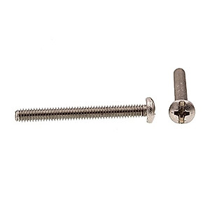 Prime-Line 9008832 Machine Screw, Pan Head, Slotted/Phillips Combo, #8-32 X 1-1/2 in, Grade 18-8 Stainless Steel, Pack of 25