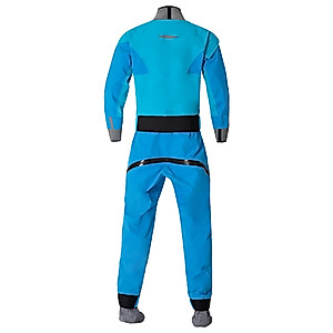 Dry Suits for Women in Cold Water Front Zip,Kayaking Equipment,Demanding Whitewater Paddling,Ocean Padding,Neoprene Diving,River Snorkeling (BLUE, XLS)