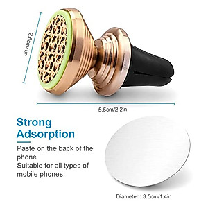 Tiny Otters and Their Sushi Super Strong Magnet Car Phone Holder Mount Air Vent Compatible with All Smart Phones and Tablets