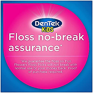 DenTek Kids Fun Flossers, Wild Fruit, 90 Count