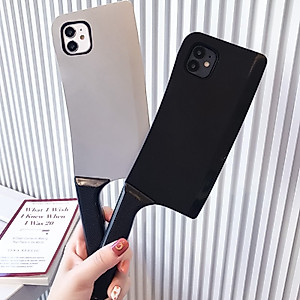 OLOBBIRD Mischievous Kitchen Knife Shaped Soft Silicone Phone Case for Samsung Galaxy A70 A50 S A30 A20 A10 E A40 A80 A90, Creative Spoof Back Cover, Shockproof Protective Shell(White,A10E)