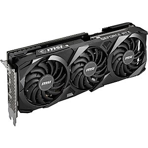 MSI GeForce RTX 3060 Ti VENTUS 3X 8GD6X OC Gaming Graphics Card - 8GB GDDR6X, 1695MHz, PCI Express Gen 4, 256-bit, 3x DP v 1.4a, HDMI 2.1 (Supports 4K)