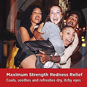 Rohto Max Strength Eye Drops – Lubricating and Cooling relief for Redness and Dry Eyes