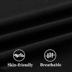 ZWJD Farmhouse Pillow Covers 22x22 Set of 2 Black Throw Pillow Covers with Fringe Chic Cotton Decorative Pillows Square Cushion Covers for Sofa Couch Bed Living Room Boho Decor