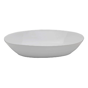 Everyday White by Fitz and Floyd Serve Bowl and Rectangular Handled Platter Set, Set Of 2