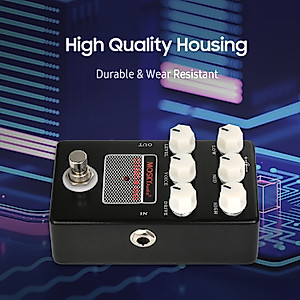 ERYUE Classic M-Shall Speaker Simulator, MOSKYaudio Classic M-Shall Speaker Simulator Cabinet Simulator Guitar Effect Pedal Speaker Simulation for Guitar Bass