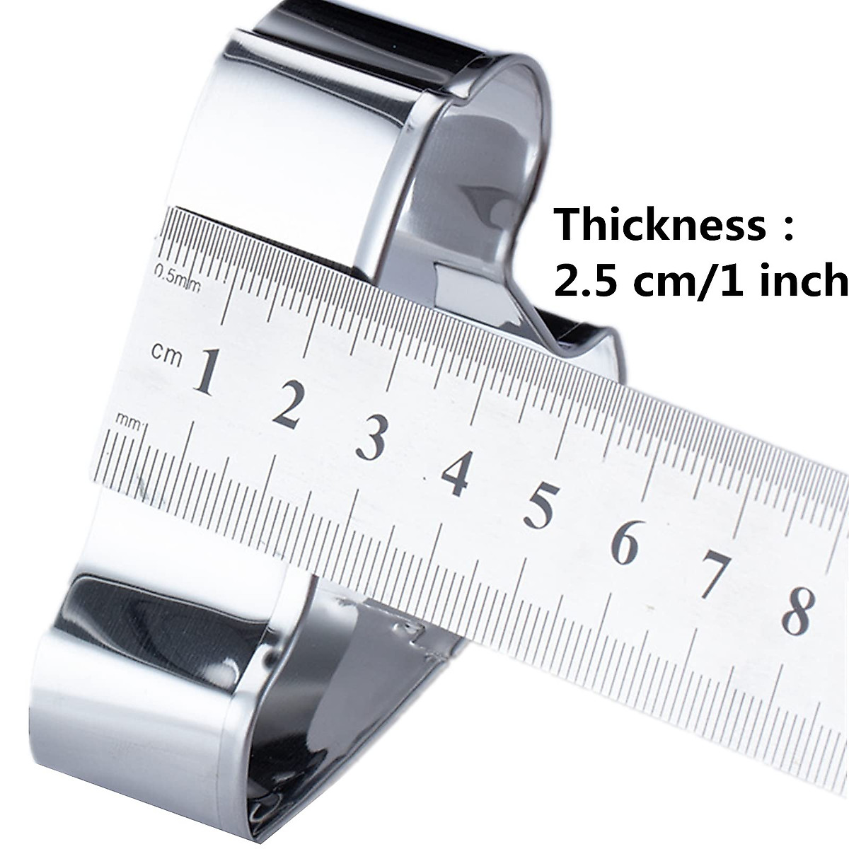 Large Size Dress Shaped Cookie Cutter, Stainless Steel Short Sleeved Wedding Dress Princess Dress Cookie Cutter, 4.9 Inches