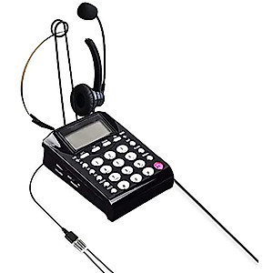 LBSC Headset Adapter RJ9 Male to 3.5mm Female Headset Phone MIC Audio Splitter Adapter Cable 2 Pack (RJ9 Male to 3.5mm)