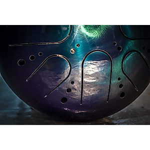 Tank Drum Kosmosky 9" (22 cm) KSY-131 "Mirror spiral" E minor/Hand Pan/Steel Drum/Tongue drum/Singing bowl