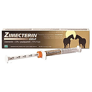 Merial Zimecterin Gold Dewormer Paste for Horses, 7.35gm (Packaging May Vary)