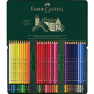 Faber Castell Albrecht 117560 Dura Watercolor Pencils, 60 Colors, Can
