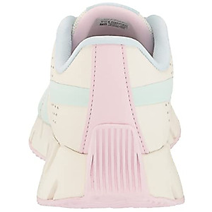Reebok Girls Zig Dynamica 2.0 Running Shoe, Chalk/Mist/Pixel Pink, 6 Big Kid