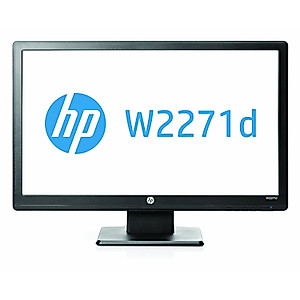HP W2271d 21" LED Monitor, 60Hz, 200nits, 1920x1080, Internal Power Supply