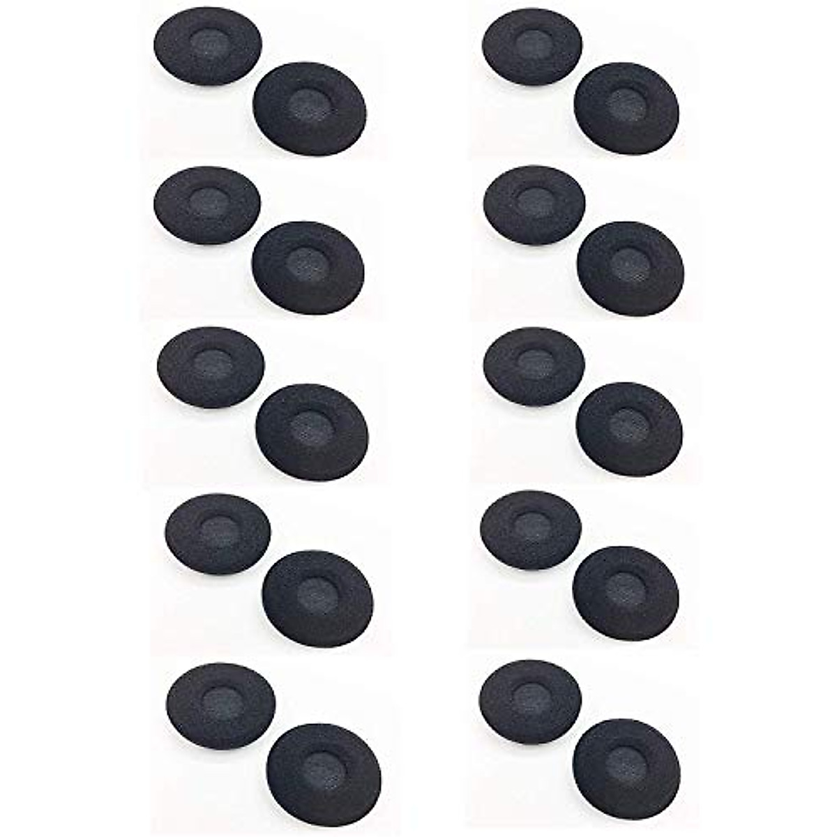 Premium EncorePro Headset Foam Covers | Replacement Ultra Soft Foam Cushion for Plantronics EncorePro HW510 HW510V HW510D HW520 HW520V HW520D HW515 HW525 202997-02 Headset (10 Pack)