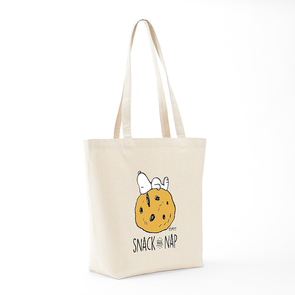 CafePress Peanuts Snoopy Canvas Tote Shopping Bag