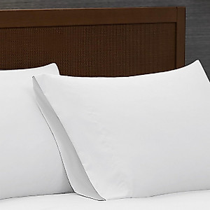 London Fog Garment Washed Solid Sheet Set White Microfiber 3-Piece Twin XL Sheet Set, Solid Themed, Deep Pocket, Adult and Teen, Oeko-TEX Certified