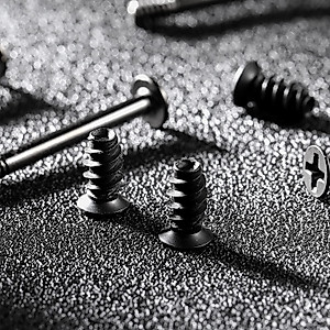 iplusmile Stainless Steel Screws Computer Case Fan Screws, 60Pcs PC Computer Cooling Fan Mount Screws Chassis Fan Screws Set for PC Case Fan CPU Fan