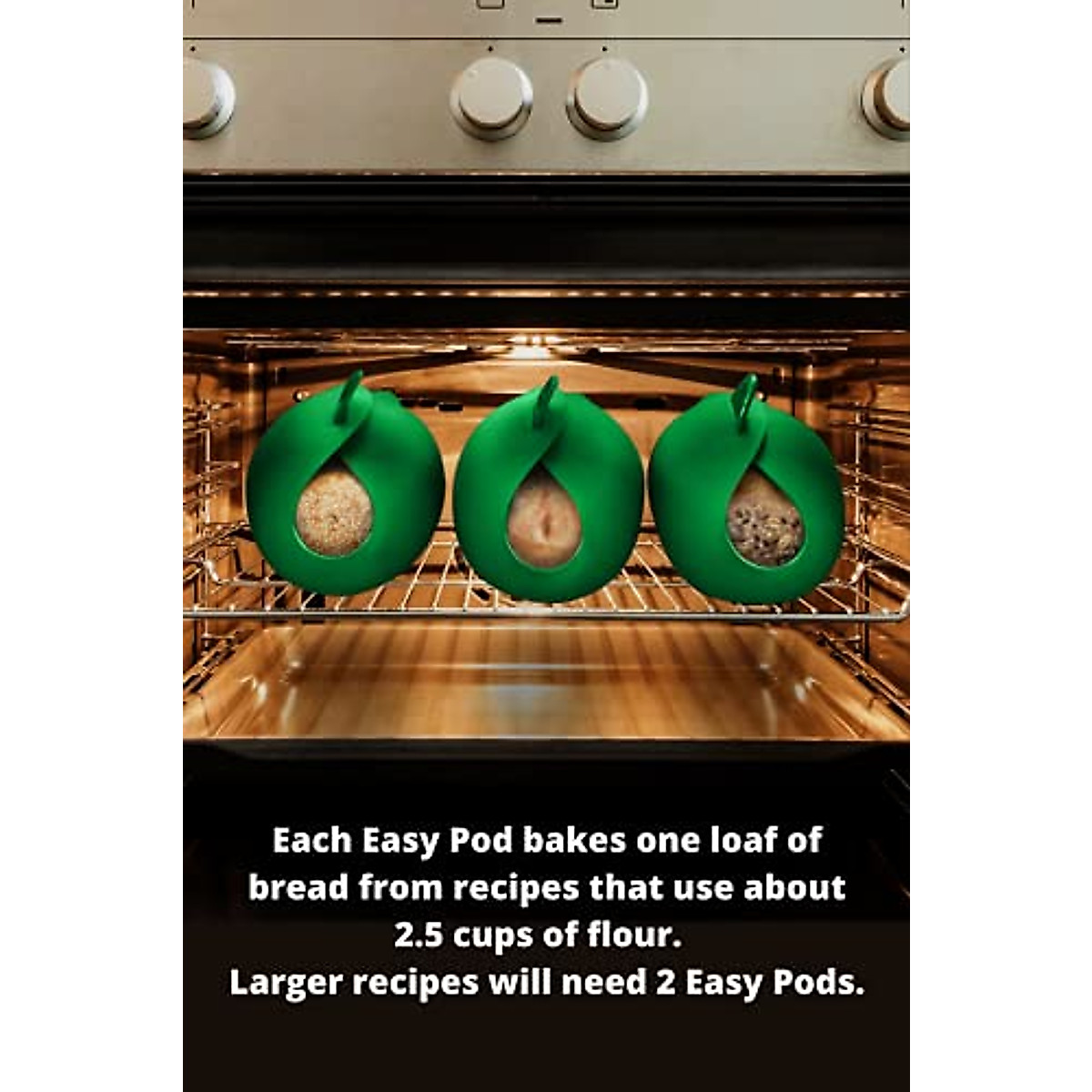 Microwave Vegetable Steamer | Omelet Maker | Fish Poacher | Oven Roaster | Cloche Bread Baker | BPA Free Microwave Cooking | Easy Pod by Cestari Kitchen (Original Easy Pod, Jade Green)