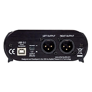 ART USB DI USB to Transformer Balanced XLR Analog Converter