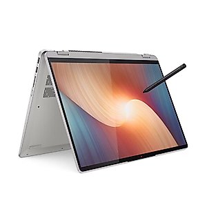 Lenovo 2023 IdeaPad Flex 5 Laptop 16" FHD+ 1920 x 1200 LED-Backlit AMD Ryzen 7 5700U 8-Core 16GB LPDDR4 2TB SSD Wi-Fi 6 Windows 11 Pro Bluetooth 5.1 Backlit Keyboard Touch Screen