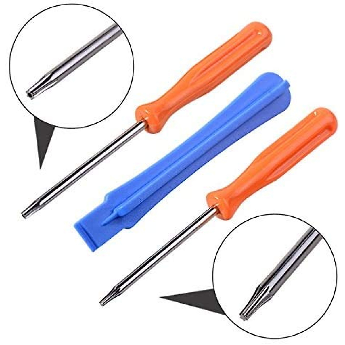 eXtremeRate 8 pcs Repair Screws Case Screw Replace Sets for ps4 Slim Console CUH-2000 - Screwdriver Tools Included