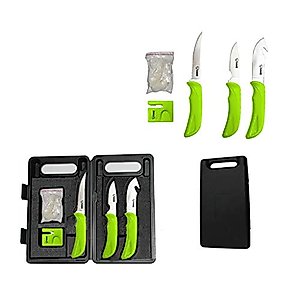 HME 6-Piece Field Dressing Kit | Compact Portable Durable Versatile Game Processing Kit in Hard Carrying Case for Hunting & Archery